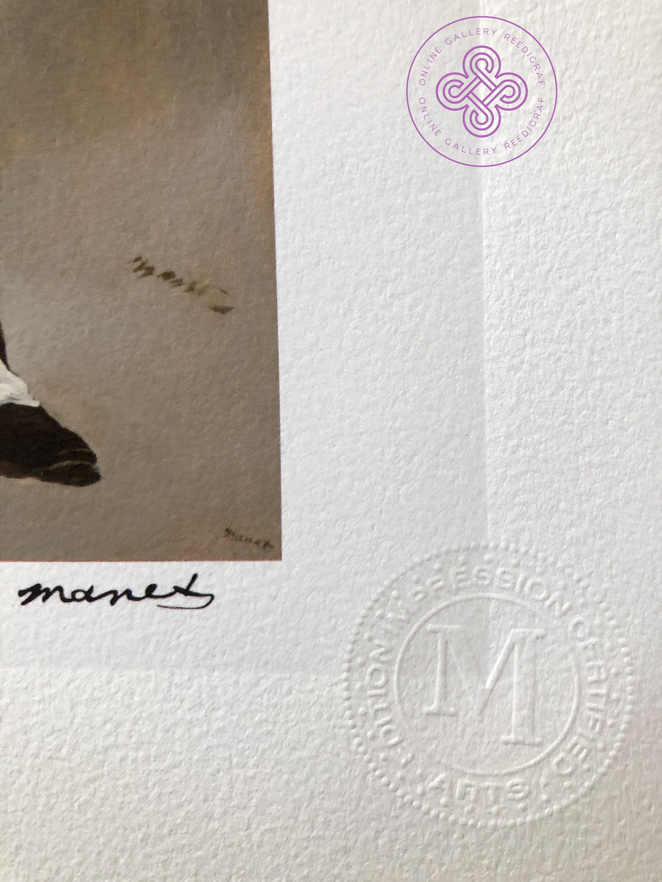 MANET Edouard Signed the Fife Player Lithograph CERTIFICATE - Etsy UK