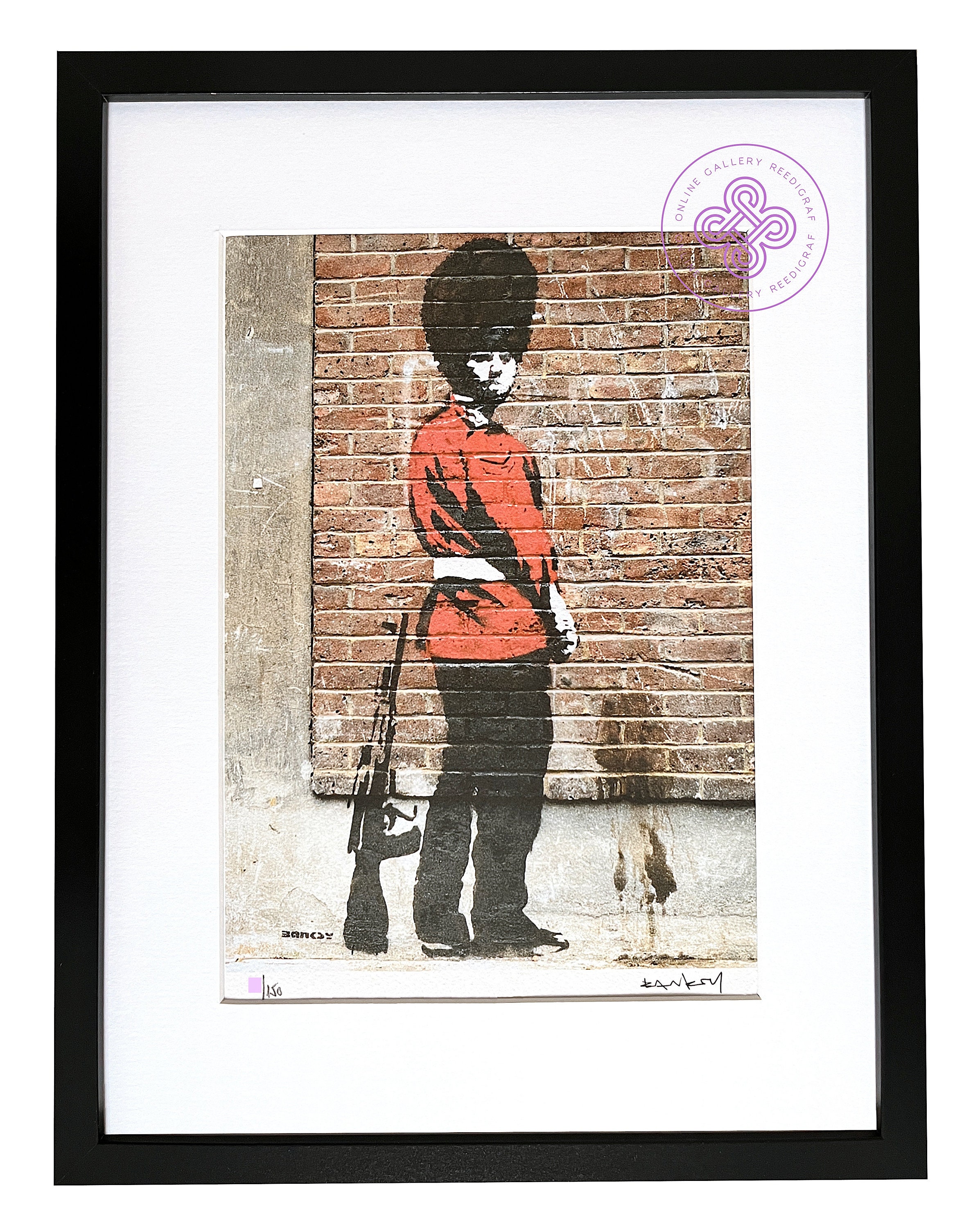 BANKSY Lithograph Signed pissing Soldier - Etsy