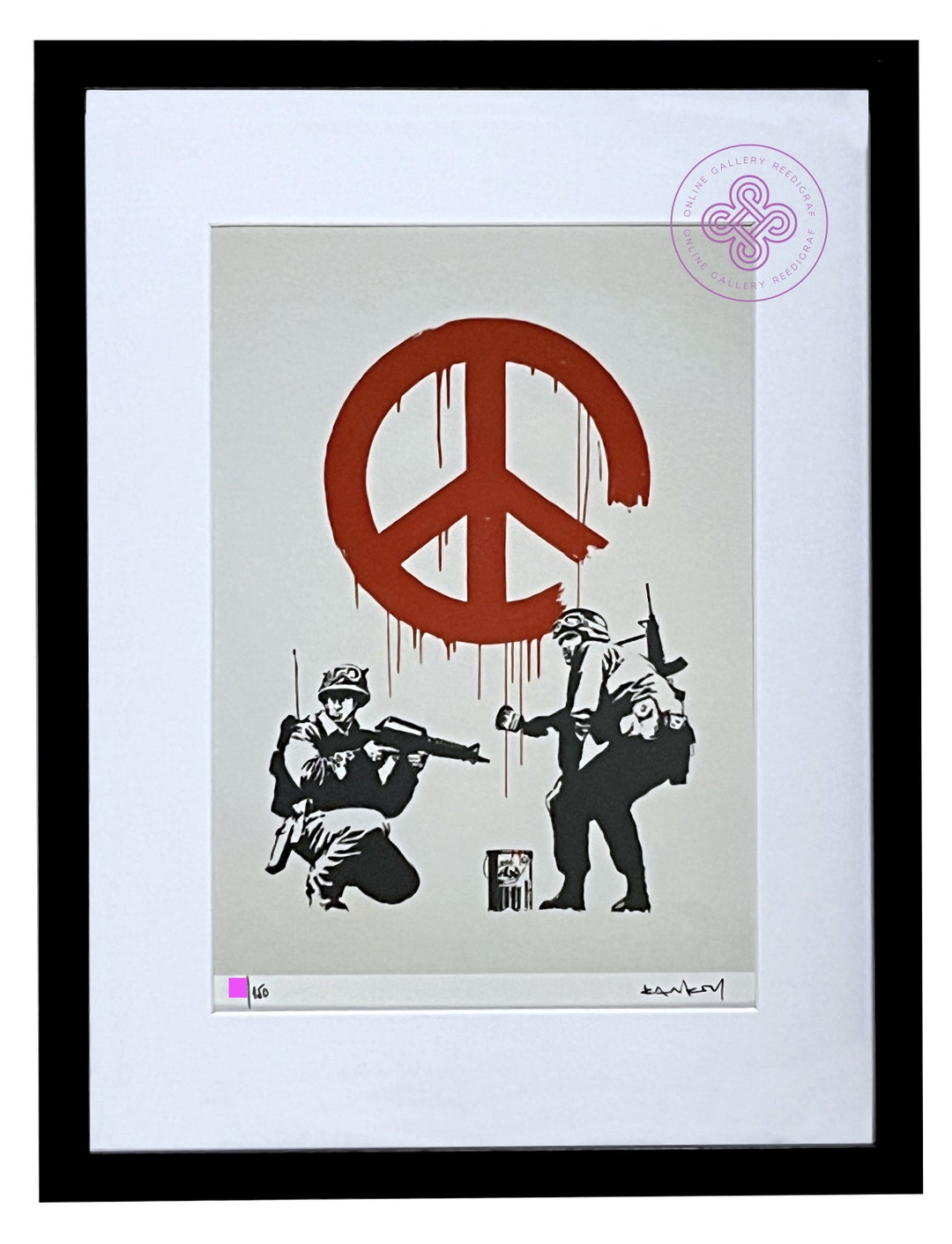 BANKSY CND Soldier Lithograph CERTIFICATE Original M Arts Edition ...