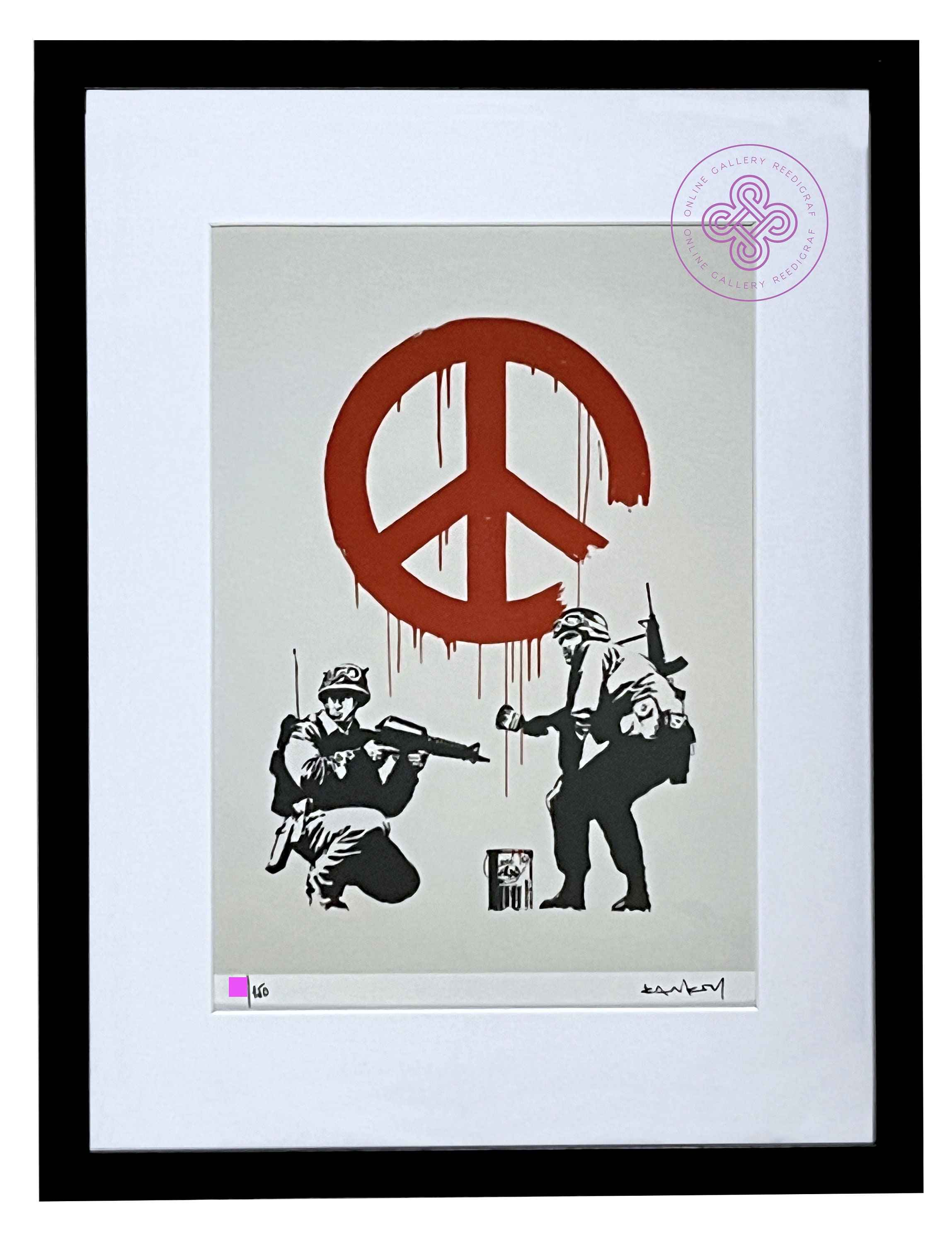 BANKSY CND Soldier Lithograph CERTIFICATE Original M Arts Edition ...