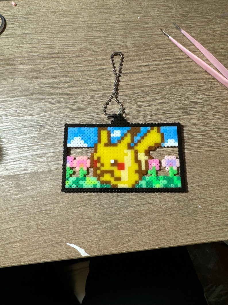 Perler Beads Keychain Pokémon - Etsy