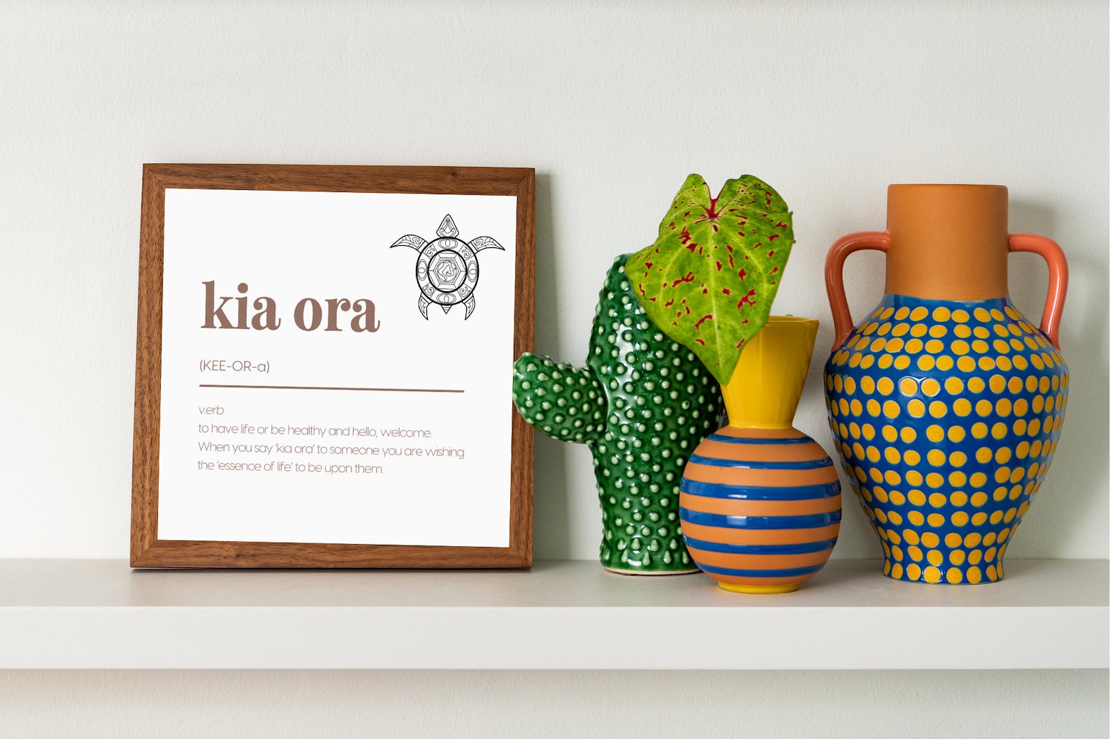 Wall Art Printables, Kia Ora (hello) & Whanau (family) Maori ...