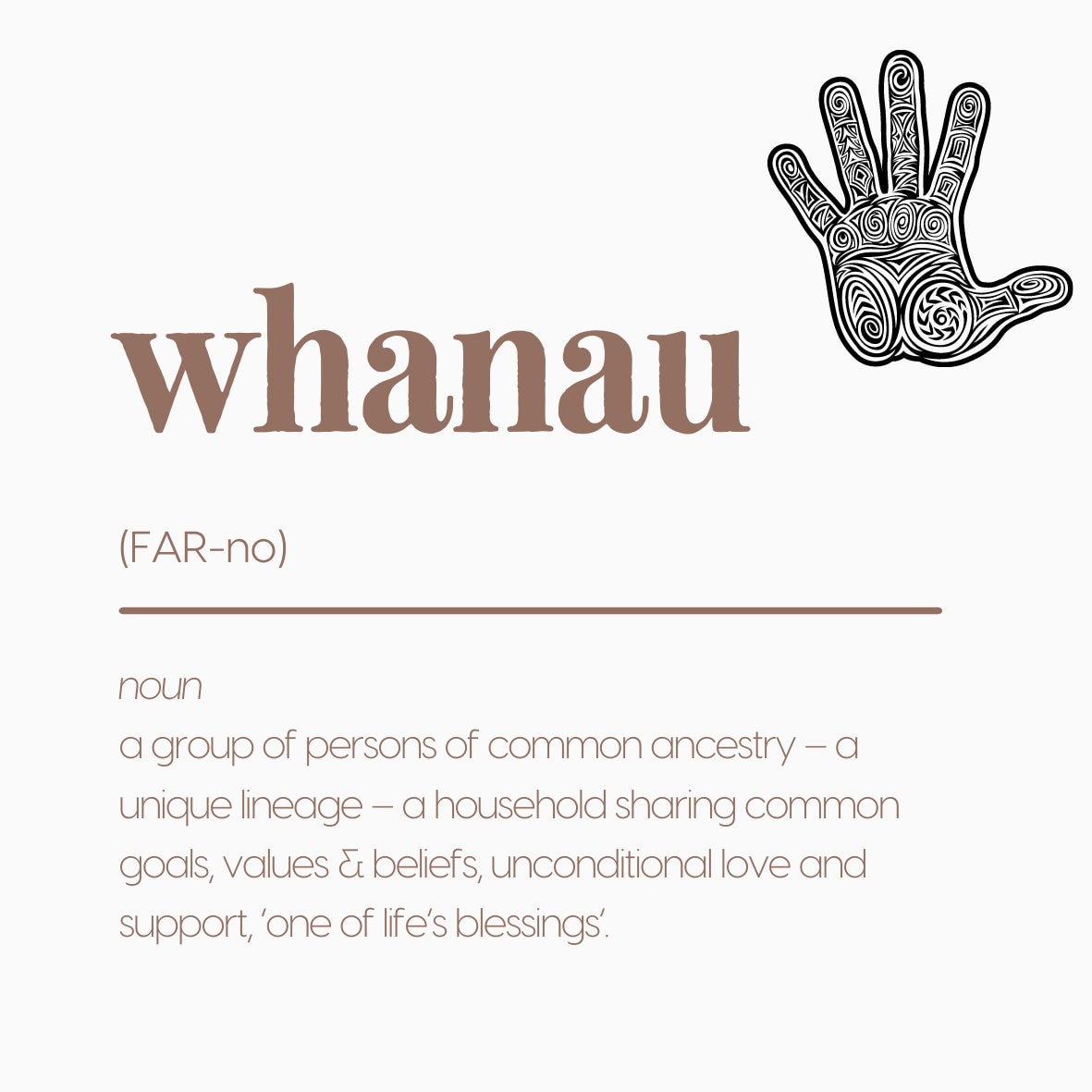 Wall Art Printables, Kia Ora (hello) & Whanau (family) Maori ...