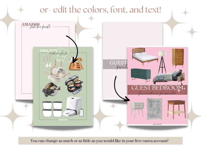 Home + Interior Design LTK Canva Templates, Neutral Liketoknowit ...