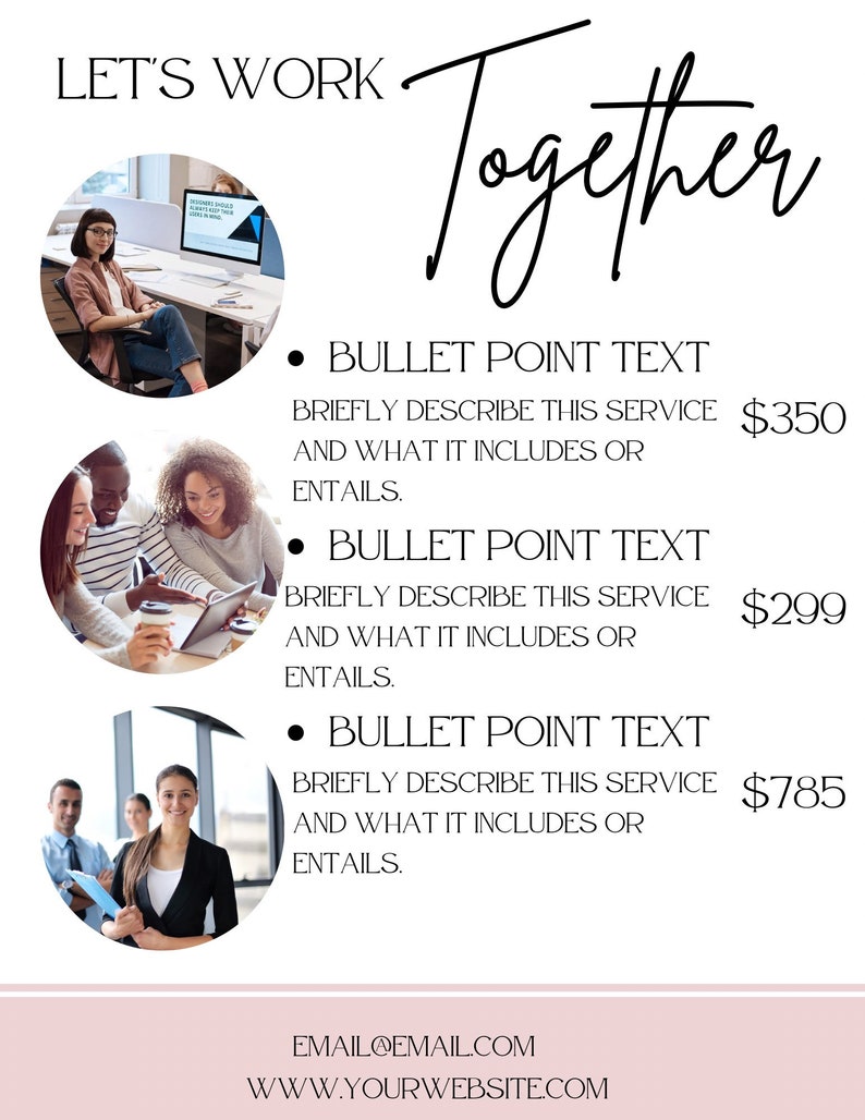 Media Kit, Media Kit Template - Etsy