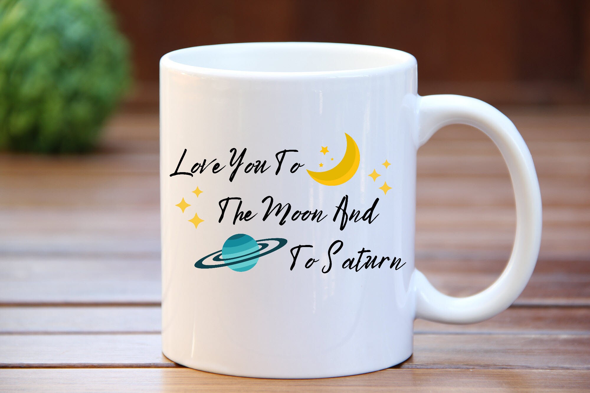 Love You to the Moon and to Saturn Mug | Coffee Mug - Etsy
