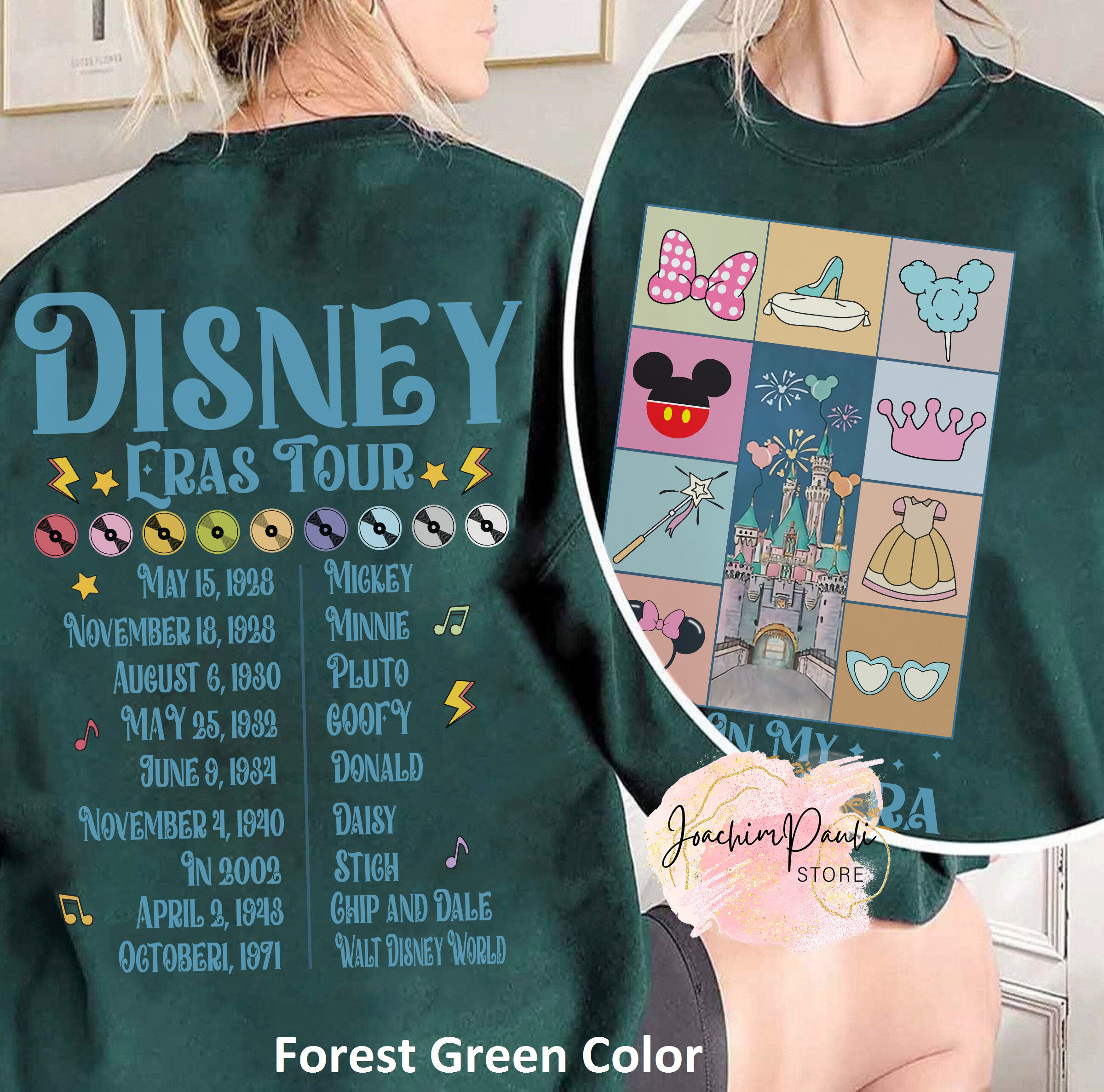 Vintage In My Disney Era Sweatshirt, Disney Eras Tour Shirt ...