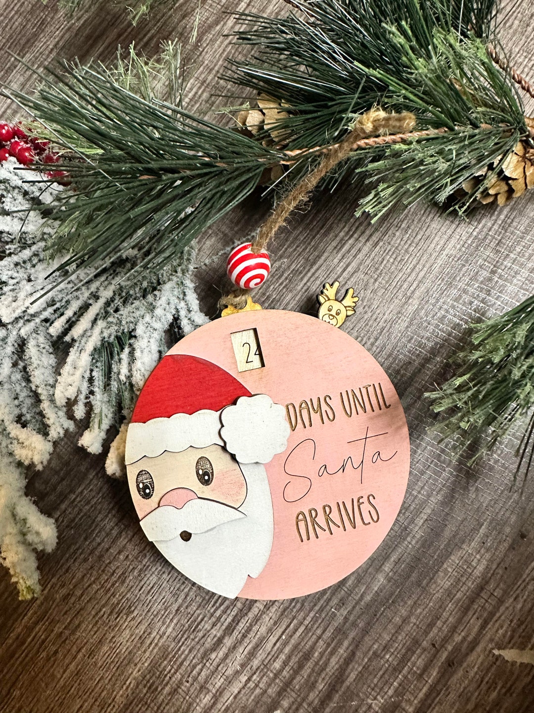 Christmas Countdown Ornament - Etsy