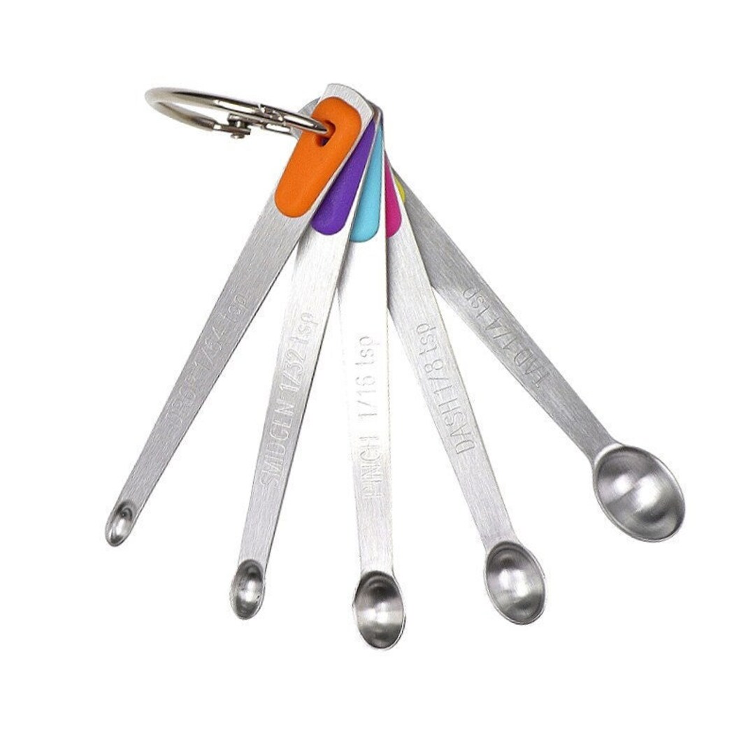 Mini Measuring Spoon Set - 5 Piece - Etsy Australia