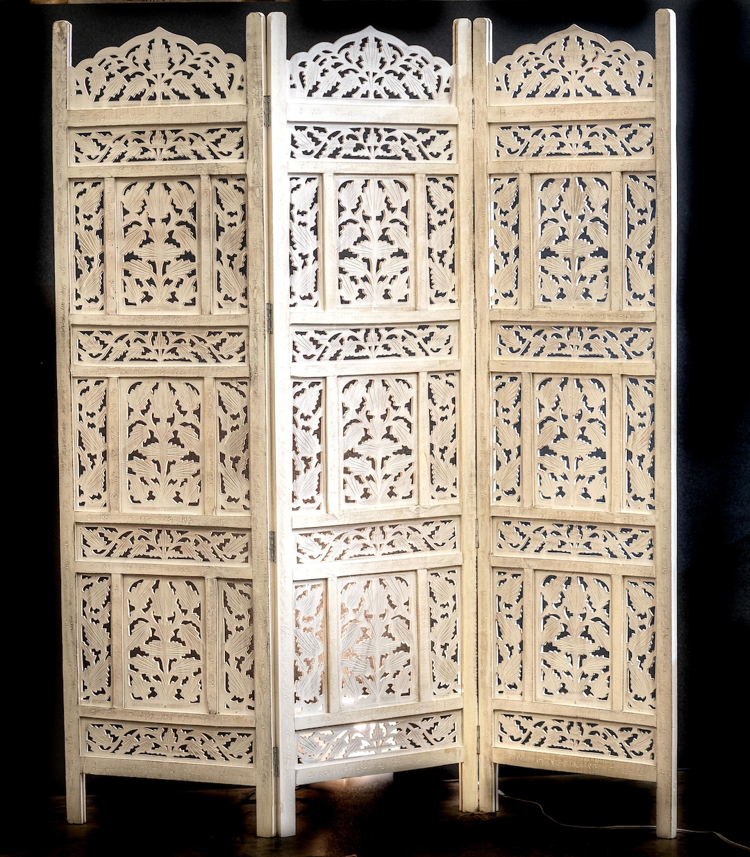 White Room Divider, Handmade Room Divider, Privacy Screen, Room ...