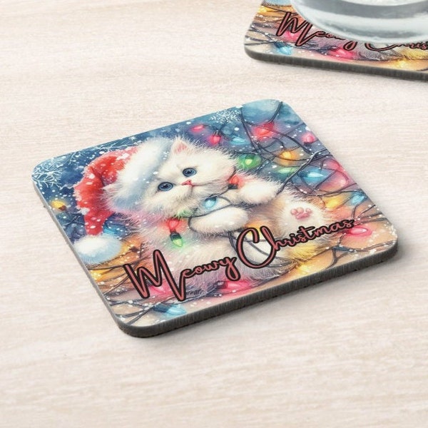 Cat Coaster - Etsy