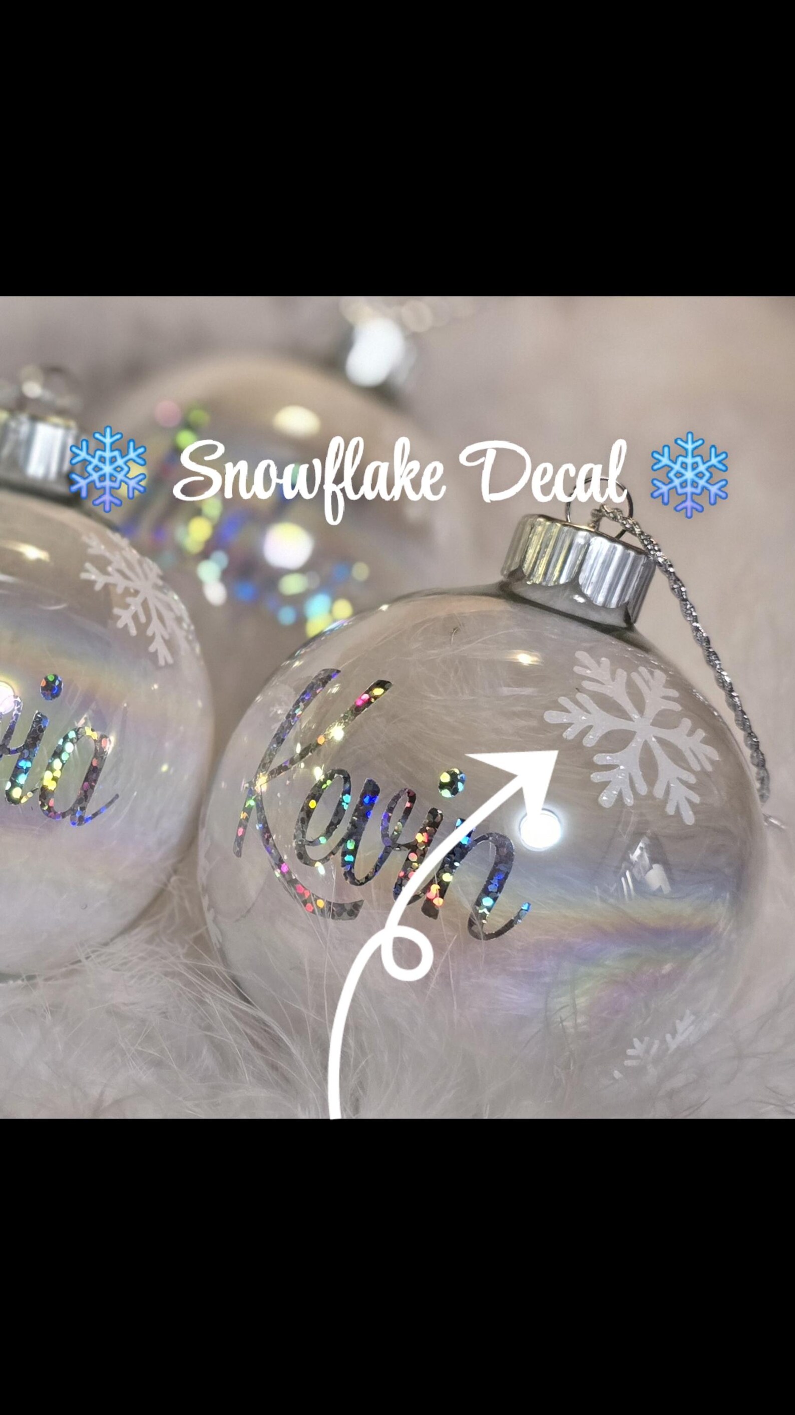 Personalized Christmas Ornament: Iridescent Glass Bulb With Name - Etsy