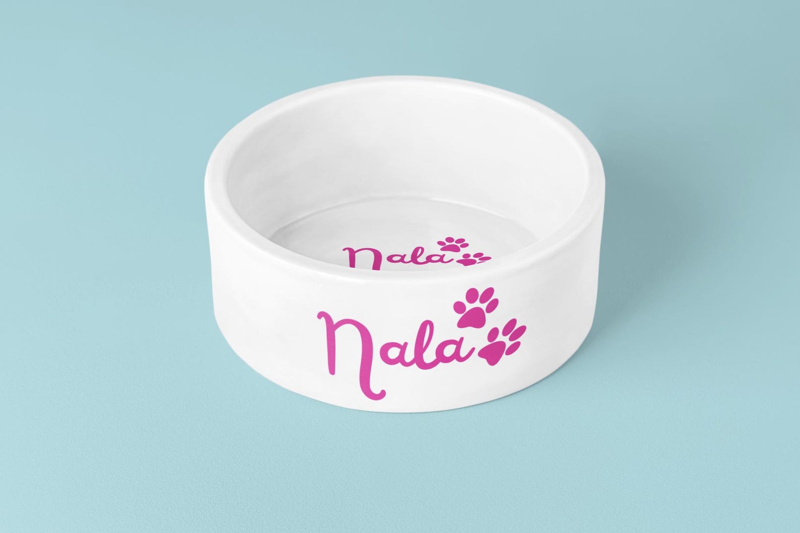 Custom Dog Bowl Decal: Personalized Waterproof Pet Name Sticker - Etsy