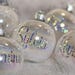 Personalized Christmas Ornament: Iridescent Glass Bulb With Name - Etsy