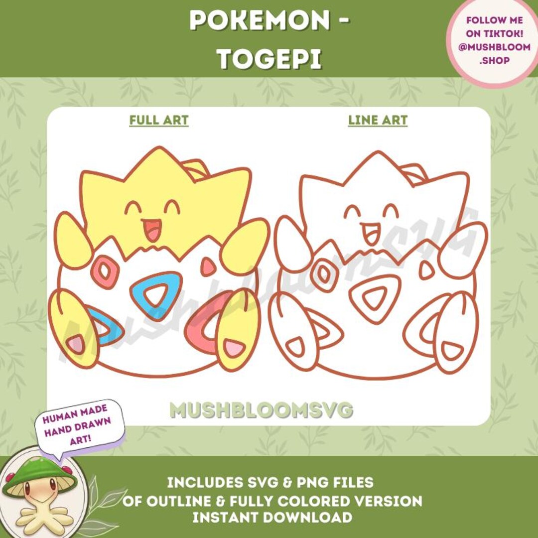 TOGEPI - Pokemon Instant Digital Download, Pokemon SVG, Pokemon PNG ...