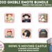 HOWL'S MOVING CASTLE Emote Enchantment Bundle Studio Ghibli Emotes ...