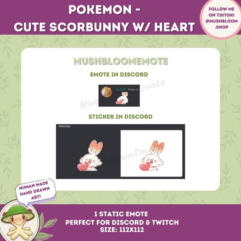 SCORBUNNY Emote Bundle for Twitch Discord Youtube, Pokemon Bunny Emotes ...