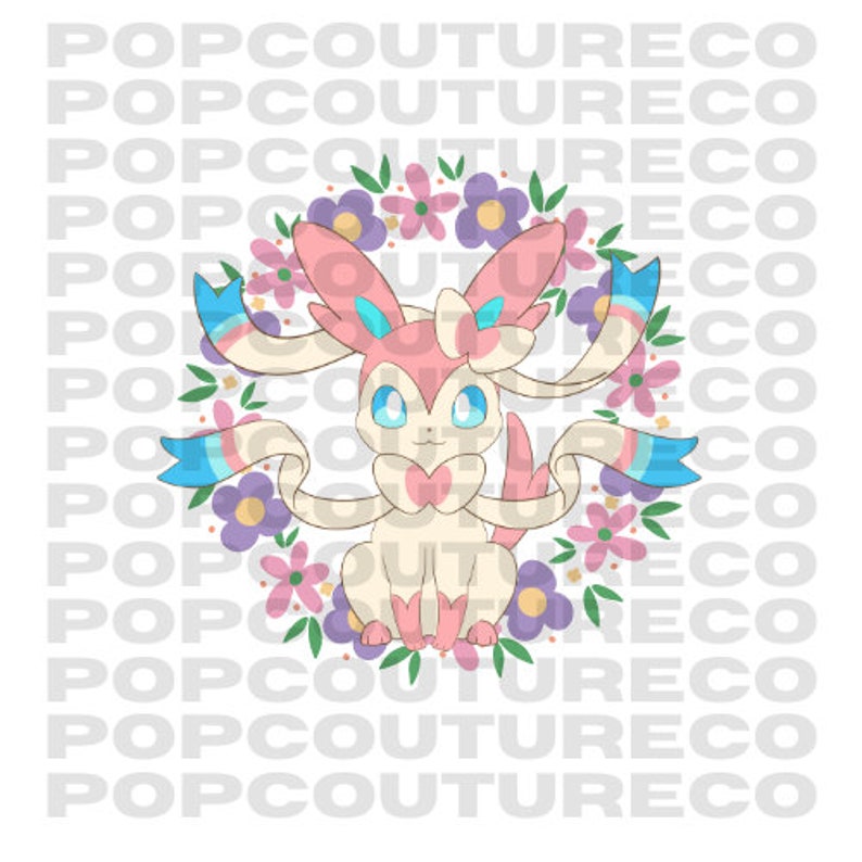 SYLVEON SVG File for Pokemon Lovers Perfect for Crafting - Etsy