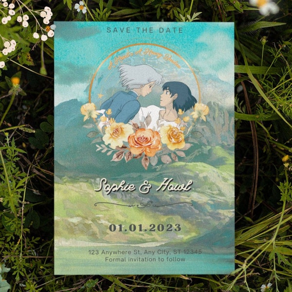 Studio Ghibli Wedding Invitation - Etsy