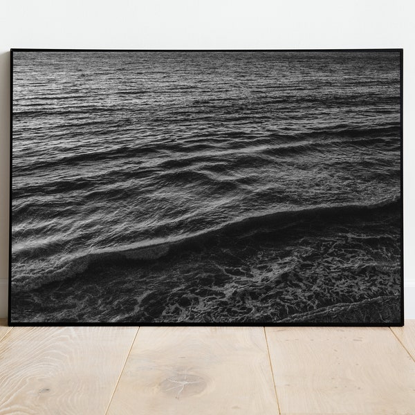 Wave Photography Black and White - Etsy