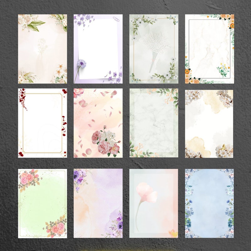 A4 Digital Paper - Etsy