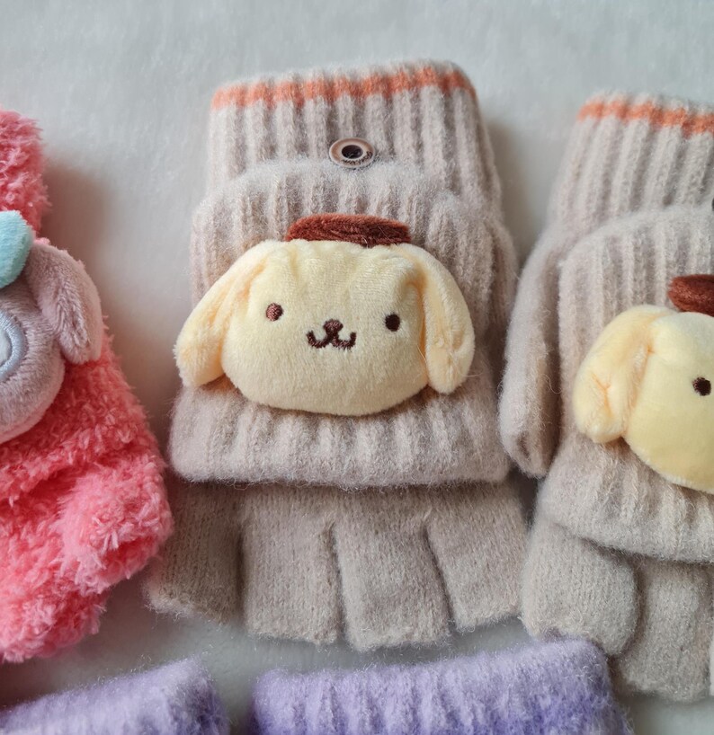 Sanrio Hello Kitty Glove, Kuromi Gloves, My Melody Gloves, Pompompurin ...