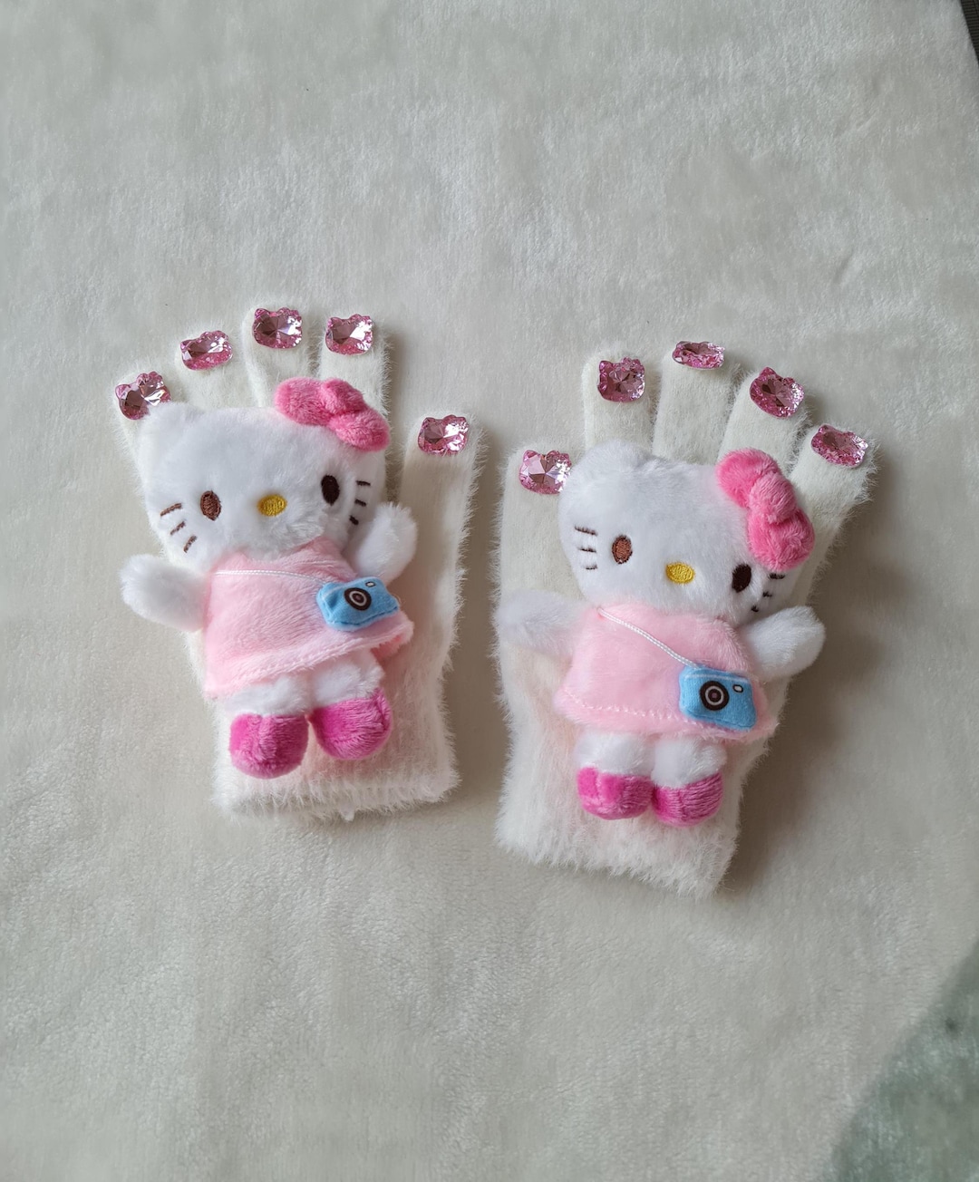Sanrio Hello Kitty Glove, Cute Gloves, Sanrio Kids Gloves, Little Girl ...