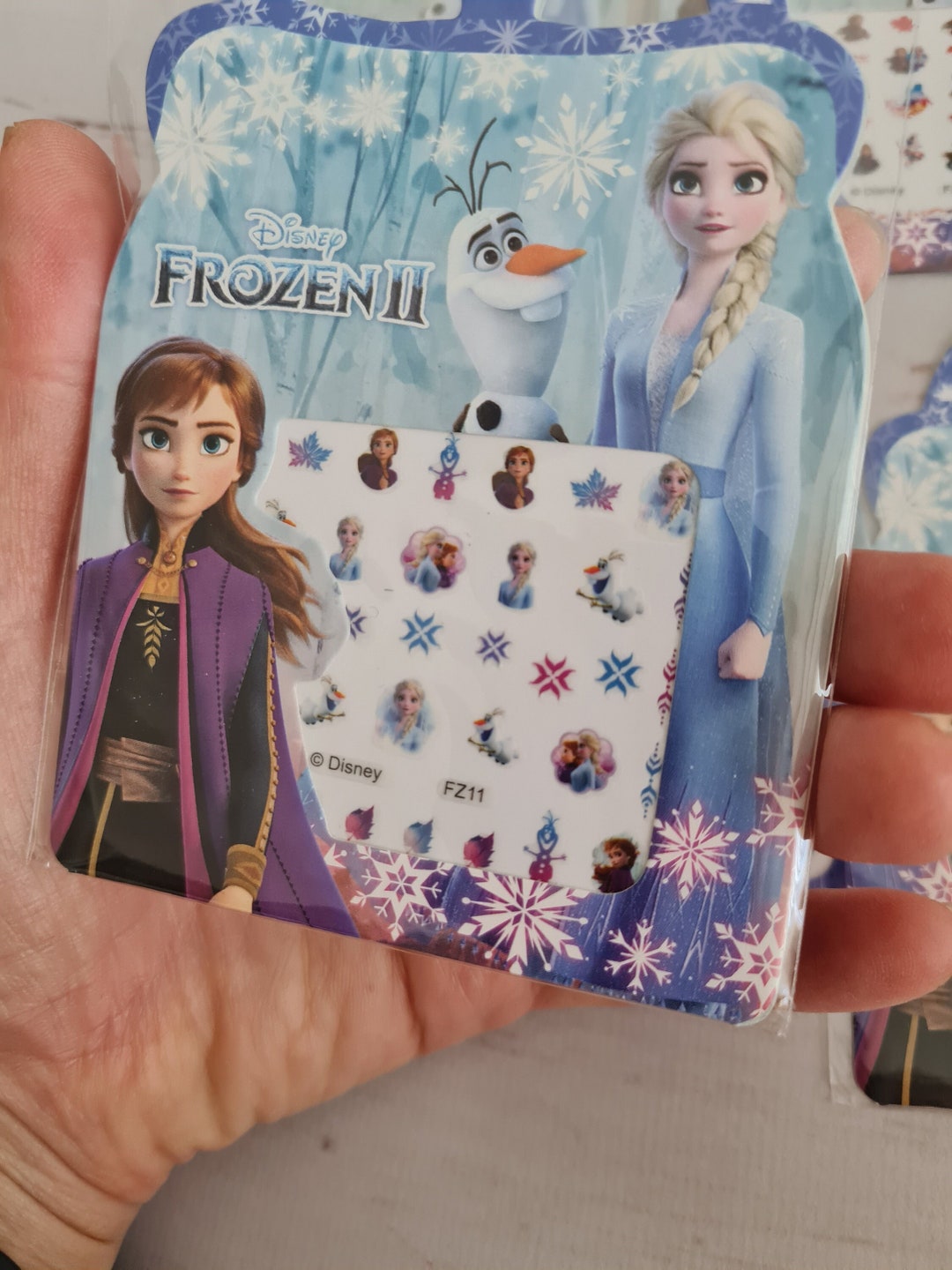 Frozen, Elsa, Anna, Olaf Nail Decal - Etsy