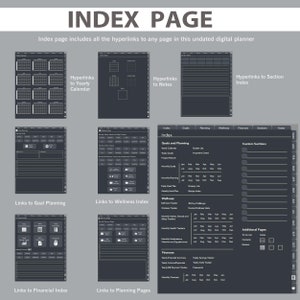 Digital Planner for Goodnotes Undated iPad Planner Notability Digital ...