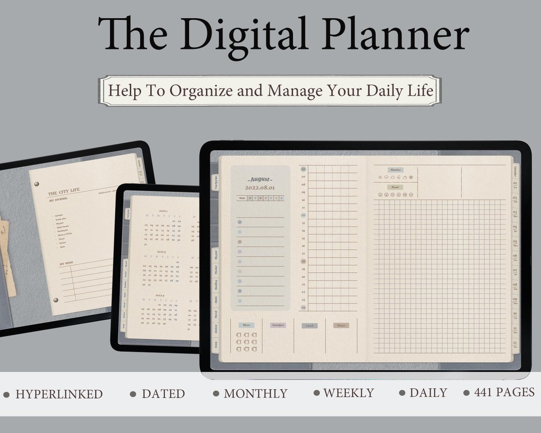 Digital Planner for Goodnotes Notability Planner iPad Planner 2022 ...