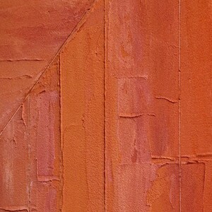 Red Minimalist Painting,red Abstract Painting,red Impasto Acrylic ...
