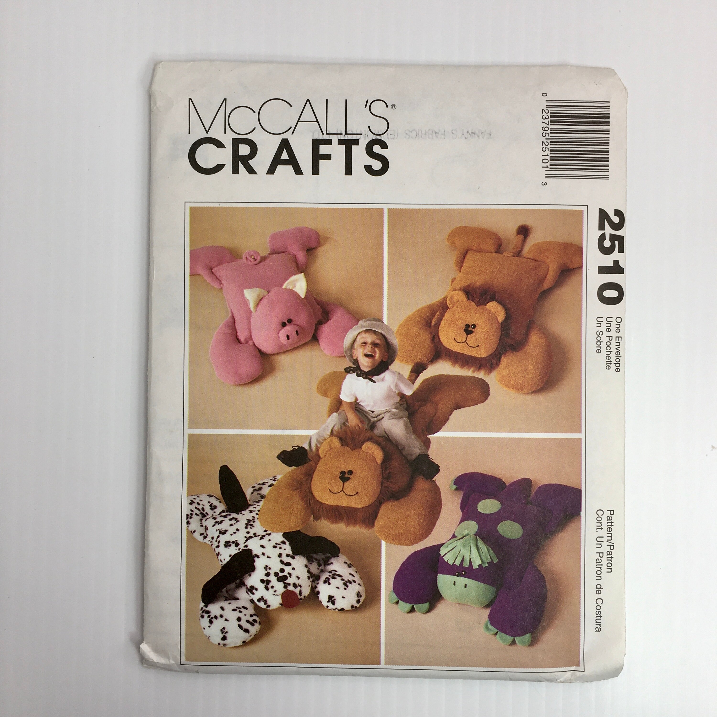 Vintage 1990s Mccall's Animal Sham UNCUT Sewing Pattern - Etsy