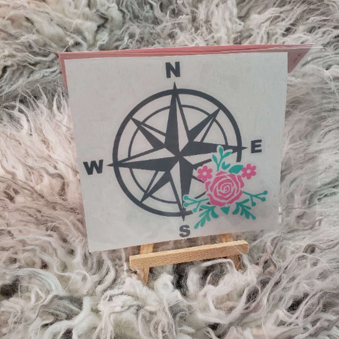 Compass Rose Vinyl Decal - Etsy