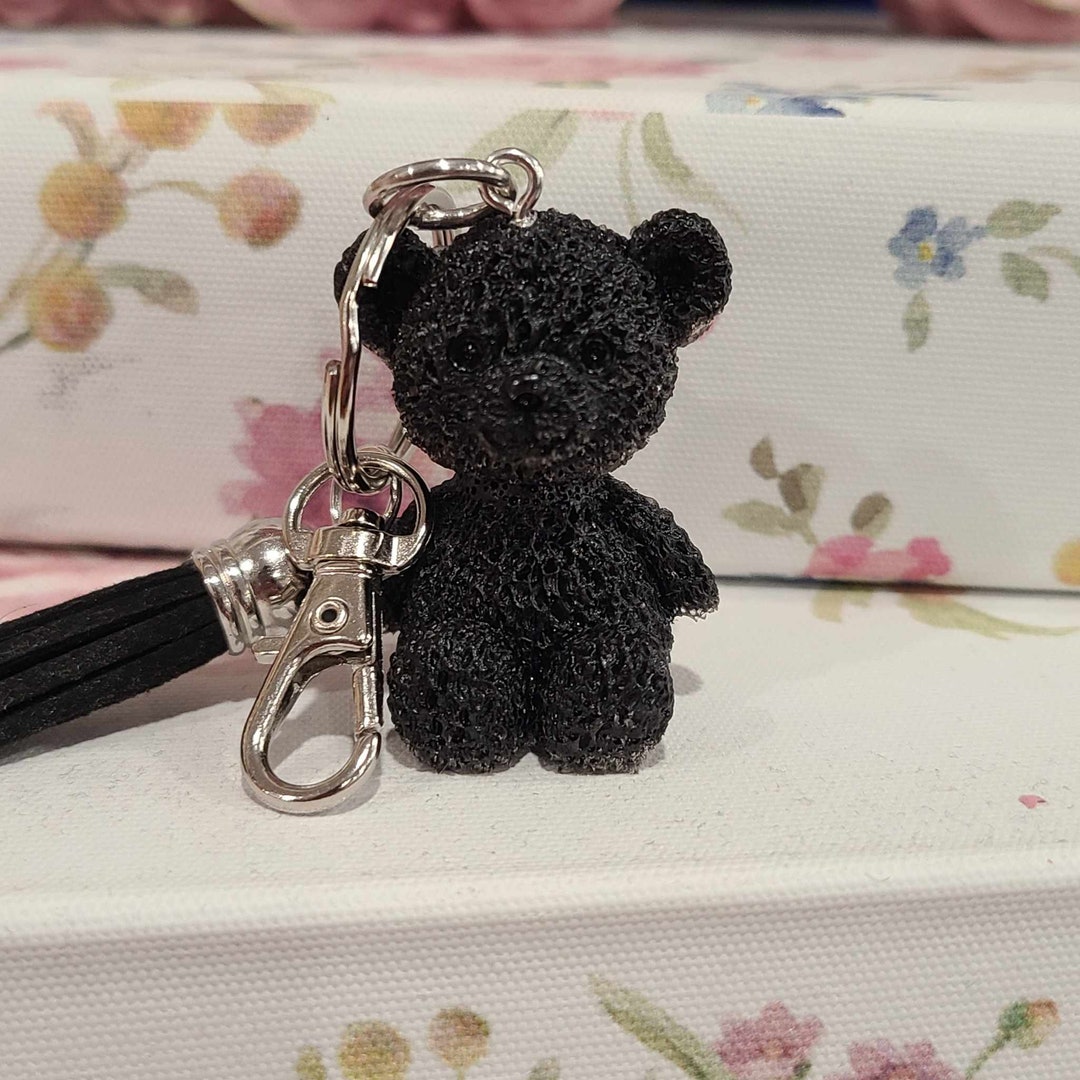 Teddy Bear Keychain - Etsy