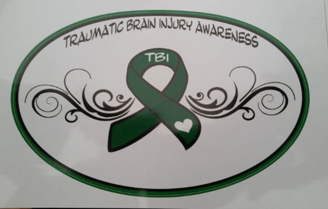 Traumatic Brain Injury Awareness Sticker - 6" X 4" - Etsy