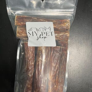 Stuffed Beef Gullet Sticks Dog Chews! Try Them! - Etsy