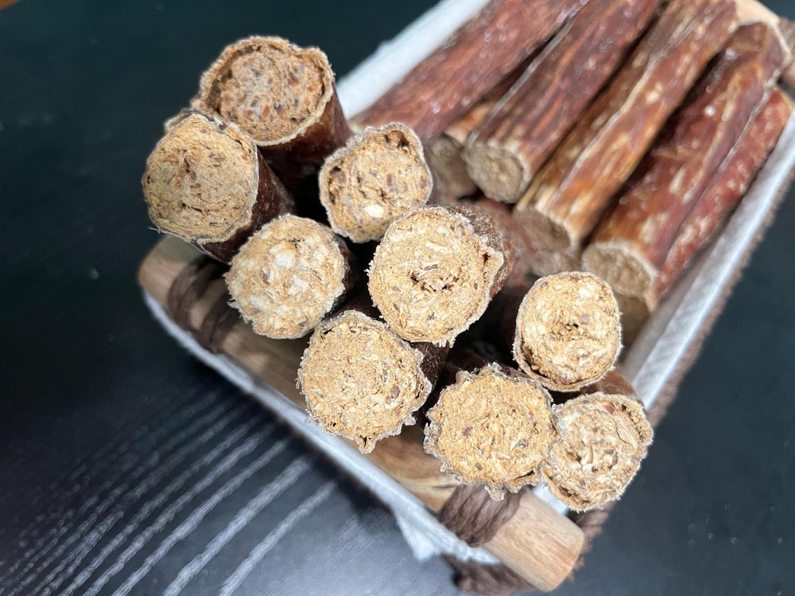 Stuffed Beef Gullet Sticks Dog Chews! - Etsy