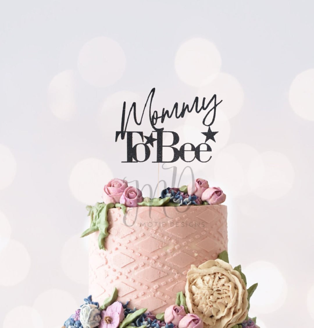Mommy to Bee Cake Topper, Baby Shower Cake Topper, Cake Topper - Etsy