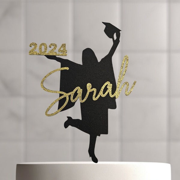 Wood Graduation Cake Topper - Etsy