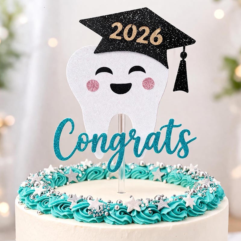 Dental Tooth Cake Decoration - Etsy Canada