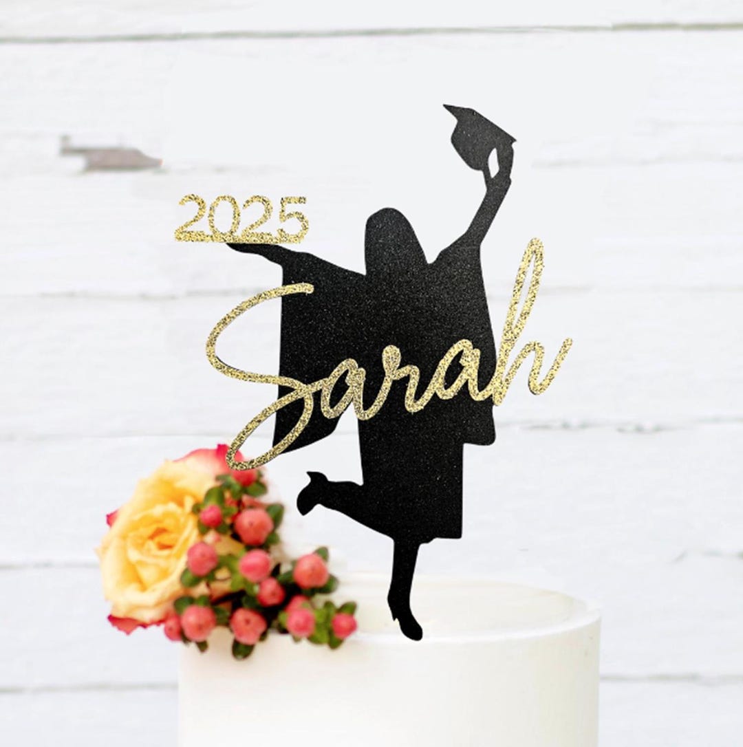 Graduation Cake Topper, Custom Graduation Sign, Custom Graduation ...