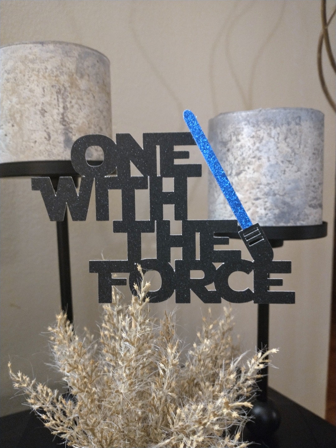 One With the Force Cake Topper, Cake Topper - Etsy