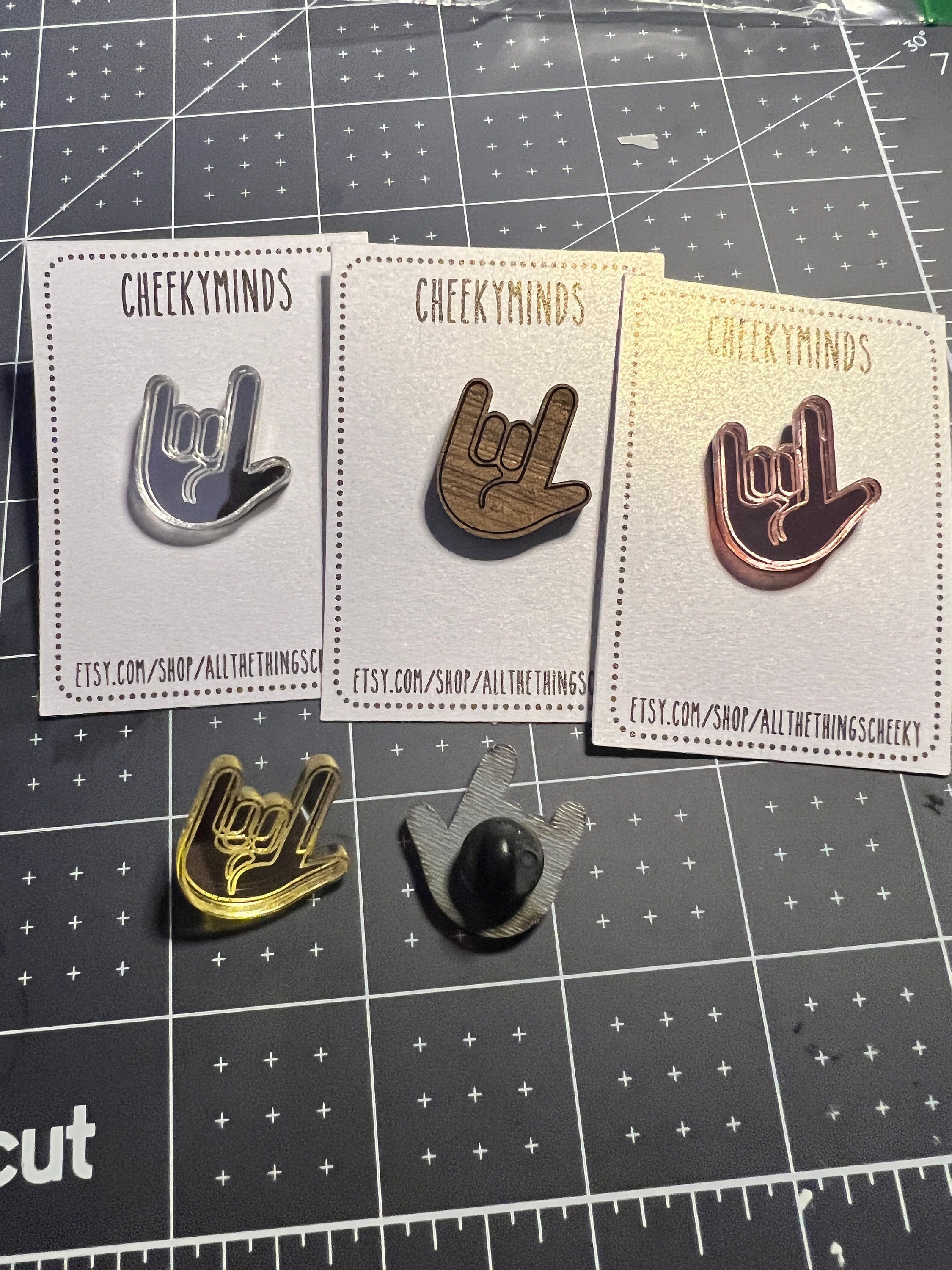 Custom Order American Sign Language Pin - Etsy