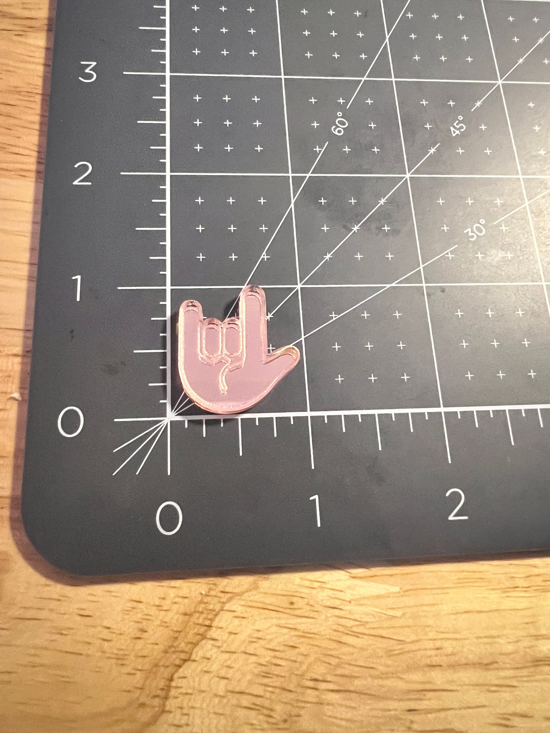 Custom Order American Sign Language Pin - Etsy