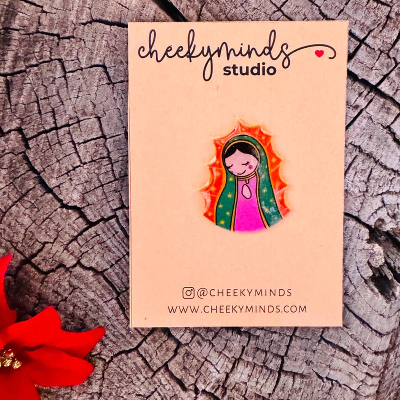 Virgin Mary Pin - Etsy