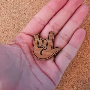 American Sign Language Pocket Hug ILY Pocket Hug ASL Pocket Hug - Etsy