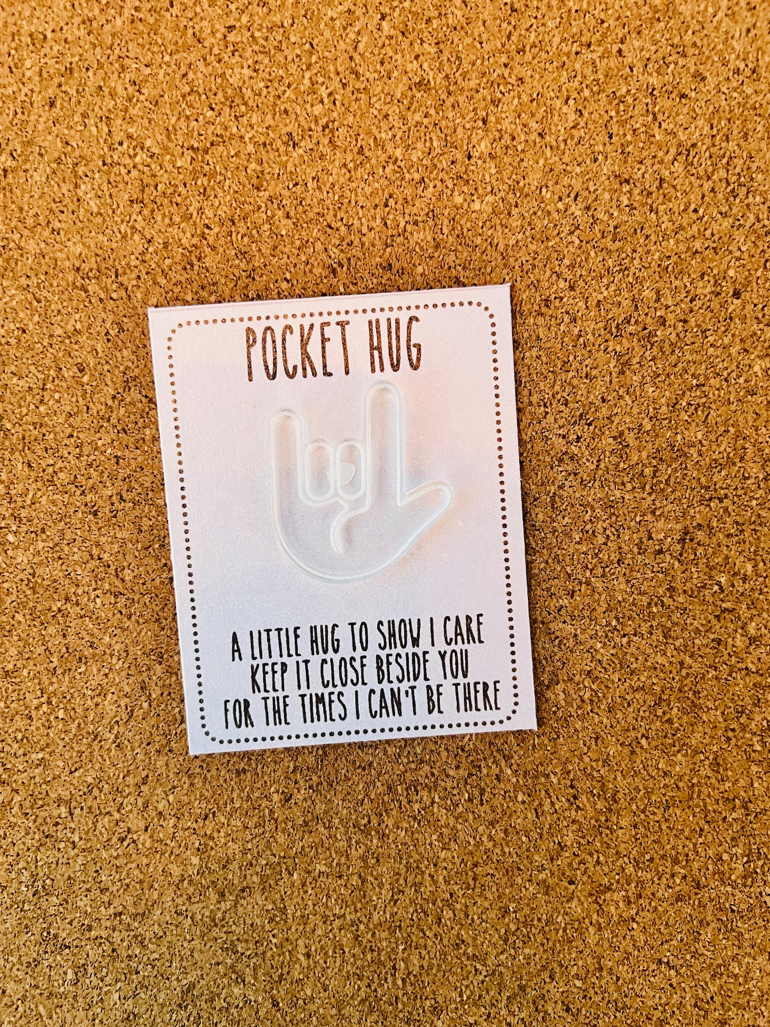 American Sign Language Pocket Hug ILY Pocket Hug ASL - Etsy