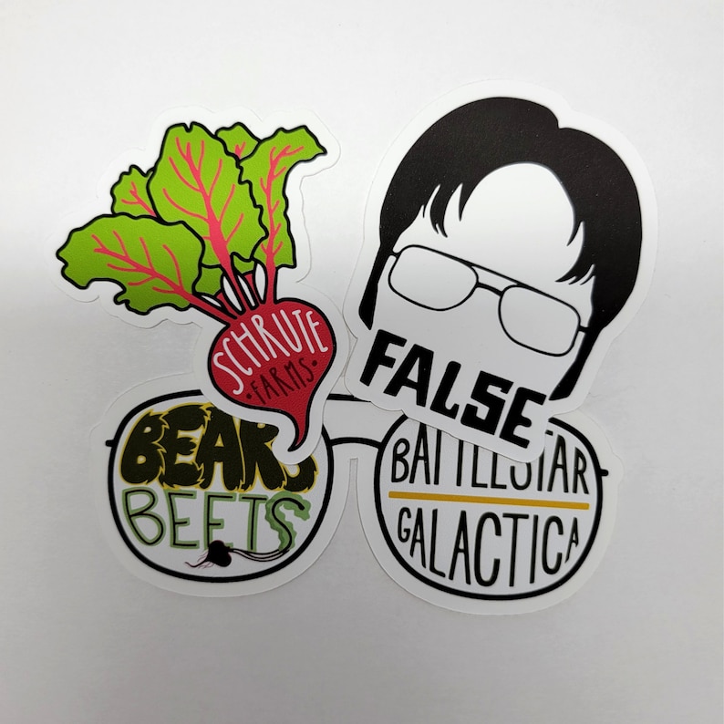 The Office Stickers the Office Tv Show the Office Gifts Lap - Etsy