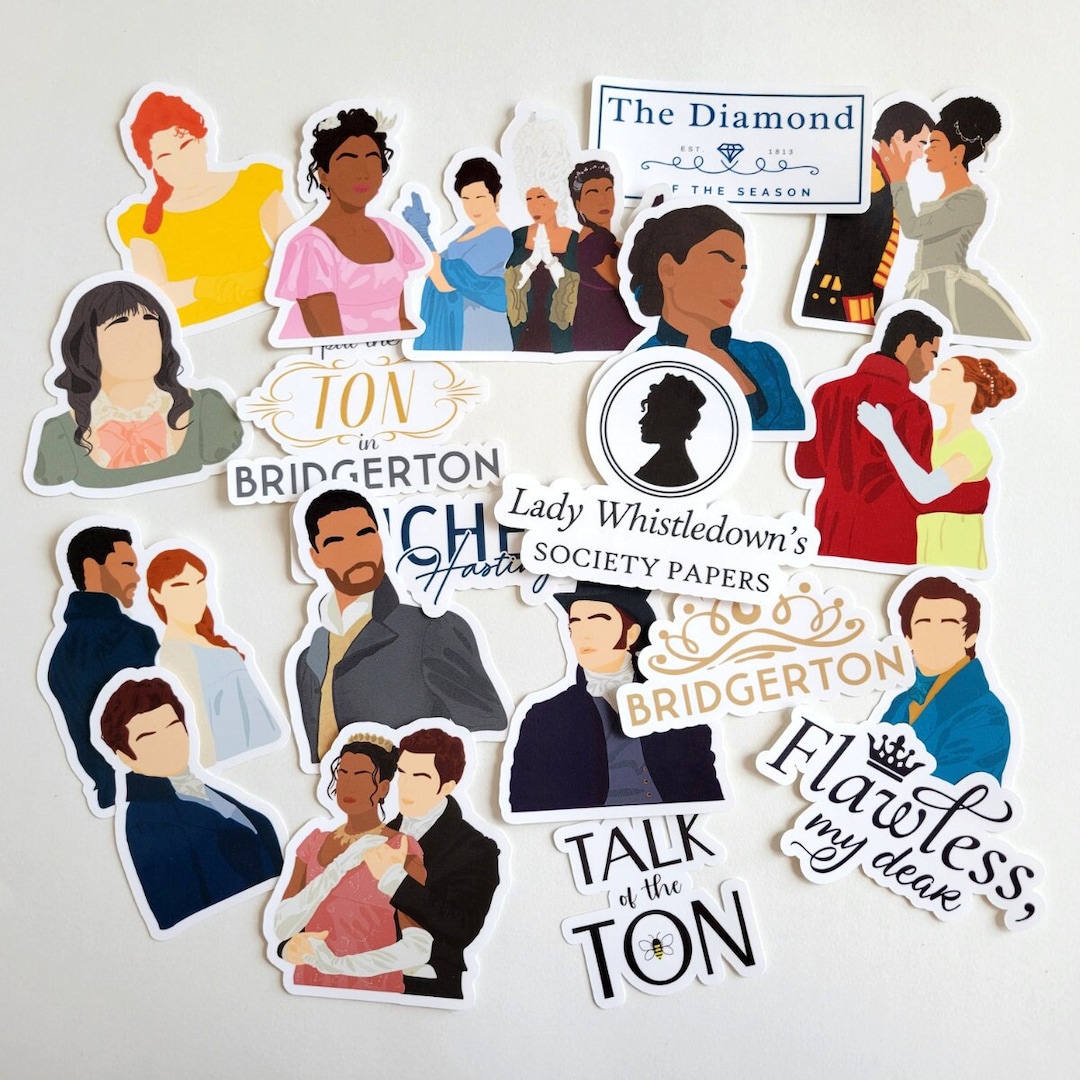 Bridgerton Sticker Pack, Bridgerton TV Show, Bridgerton Gift ...