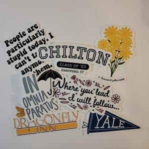 Gilmore Girls Sticker Pack, Gilmore Series Stickers, Rory Gilmore ...